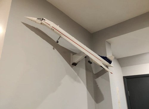 Lego concorde wall mount display for Lego 10318 Concorde in flight ...