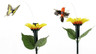 Fluttering Solar/Battery Powered Butterfly with Ground Spike Monarch ...