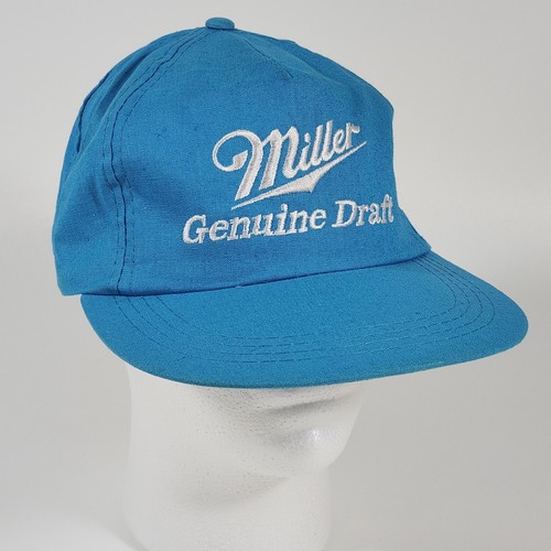 Vintage Miller Genuine Draft Snapback Hat Cap MGD Beer Dad Men Women ...