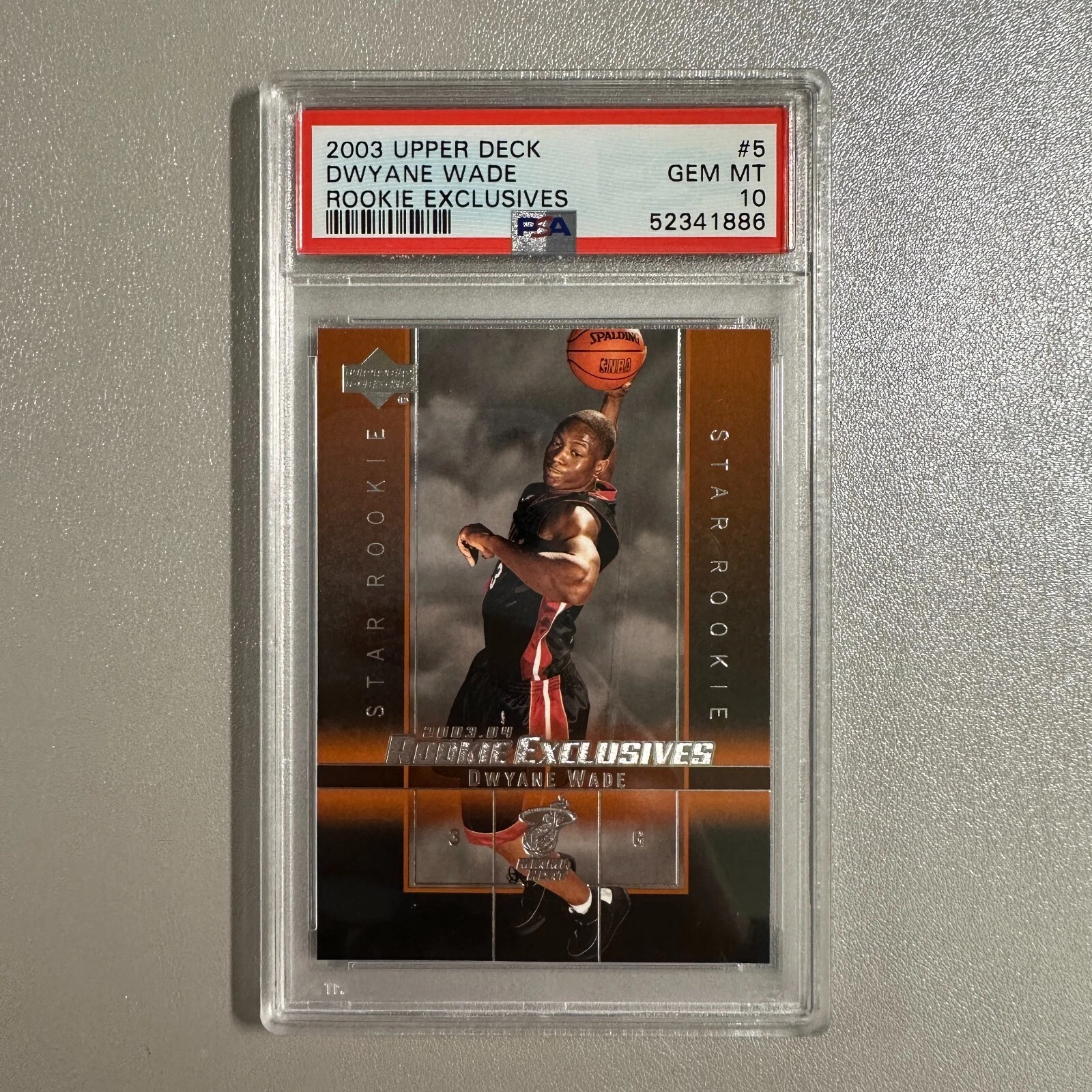 Dwyane Wade 2003 Upper Deck Rookie Exclusives #5 Base Price Guide ...