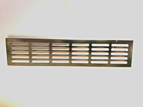 Stainless Steel Venting Panel Grill 7" X 1-5/8" | eBay