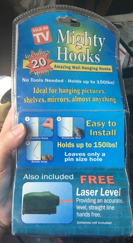 Hercules Hooks - Mighty Hooks 20 Drywall Hanging Hooks + Free Bonus ...