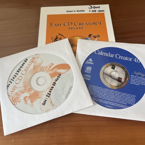 Adaptec Easy CD Creator 4 Standard Edition and DirectCD CDROM Recording ...