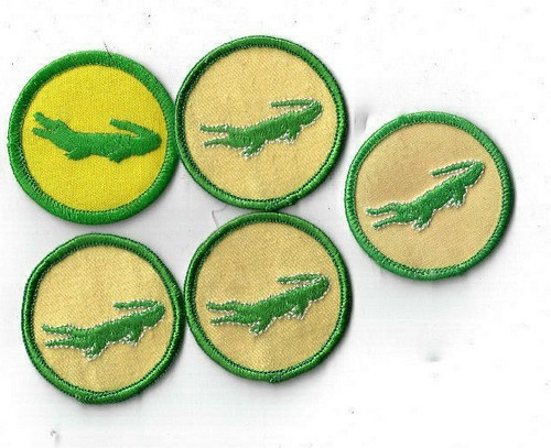 Lot of 5 ALLIGATOR Patrol Patches Full Color Authentic Ready To Use ...