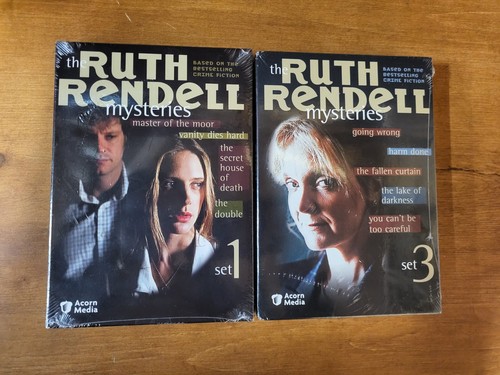 LOT of 2 Ruth Rendell Mysteries - Set 1 & Set 3 (DVD 3-disc set) BRAND ...