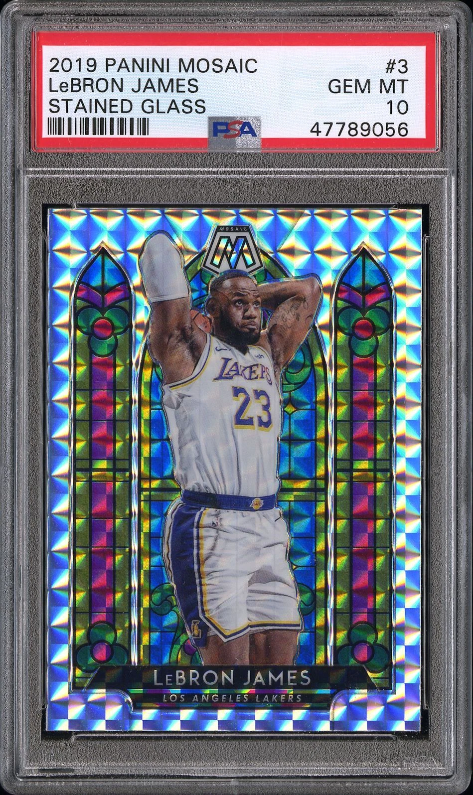 LeBron James 2019 Mosaic #3 Stained Glass /(SSP) Price Guide - Sports ...
