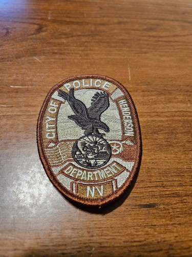 City of Henderson Nevada Police Department Patch (3 3/4" x 2 3/4") | eBay