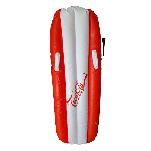 Coca Cola Inflatable pool float Red white logo Lounger 2 handles beach ...