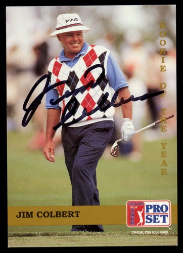 Jim Colbert #277 signed autograph auto 1992 Pro Set Golf Trading Card ...