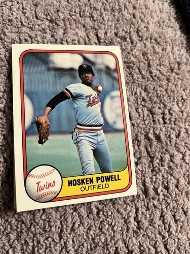 1981 Fleer Minnesota Twins Baseball Card #559 Hosken Powell | eBay