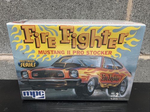MPC "Fire Fighter" Mustang II Pro Stocker 1:25 Scale Plastic Model Kit ...