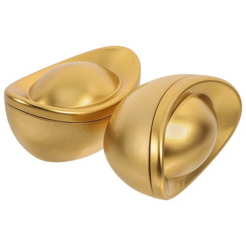 2pcs Chinese Yuan Bao Shaped Candy Box Yuan Bao Ingot Chinese New Year ...