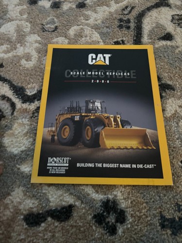 Caterpillar Cat Scale Model Toys For 2006 Brochure FCCA | eBay
