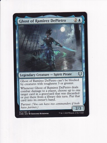 MAGIC THE GATHERING MTG COMMANDER LEGENDS GHOST OF RAMIREZ DePIETRO | eBay