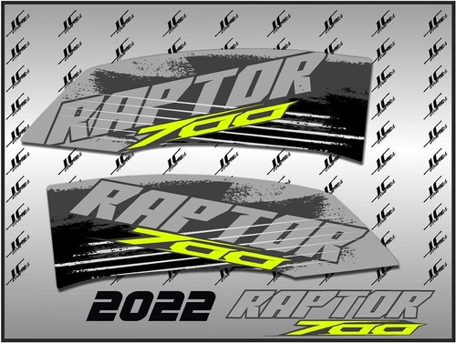 YAMAHA RAPTOR 700R graphics kit 2022 THICK AND HIGH GLOSS | eBay