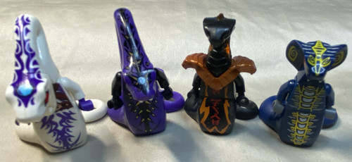 Authentic LEGO Minifigure Lot of 4 Ninjago Snake Figures | eBay