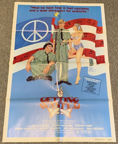 1980 GETTING WASTED original US one sheet movie poster ~ 27x41 | eBay