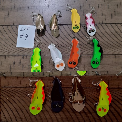 Buck Perry Spoonplugs Lot of 12 NEW Size 700, 100, 200 Lures 4 of Each ...
