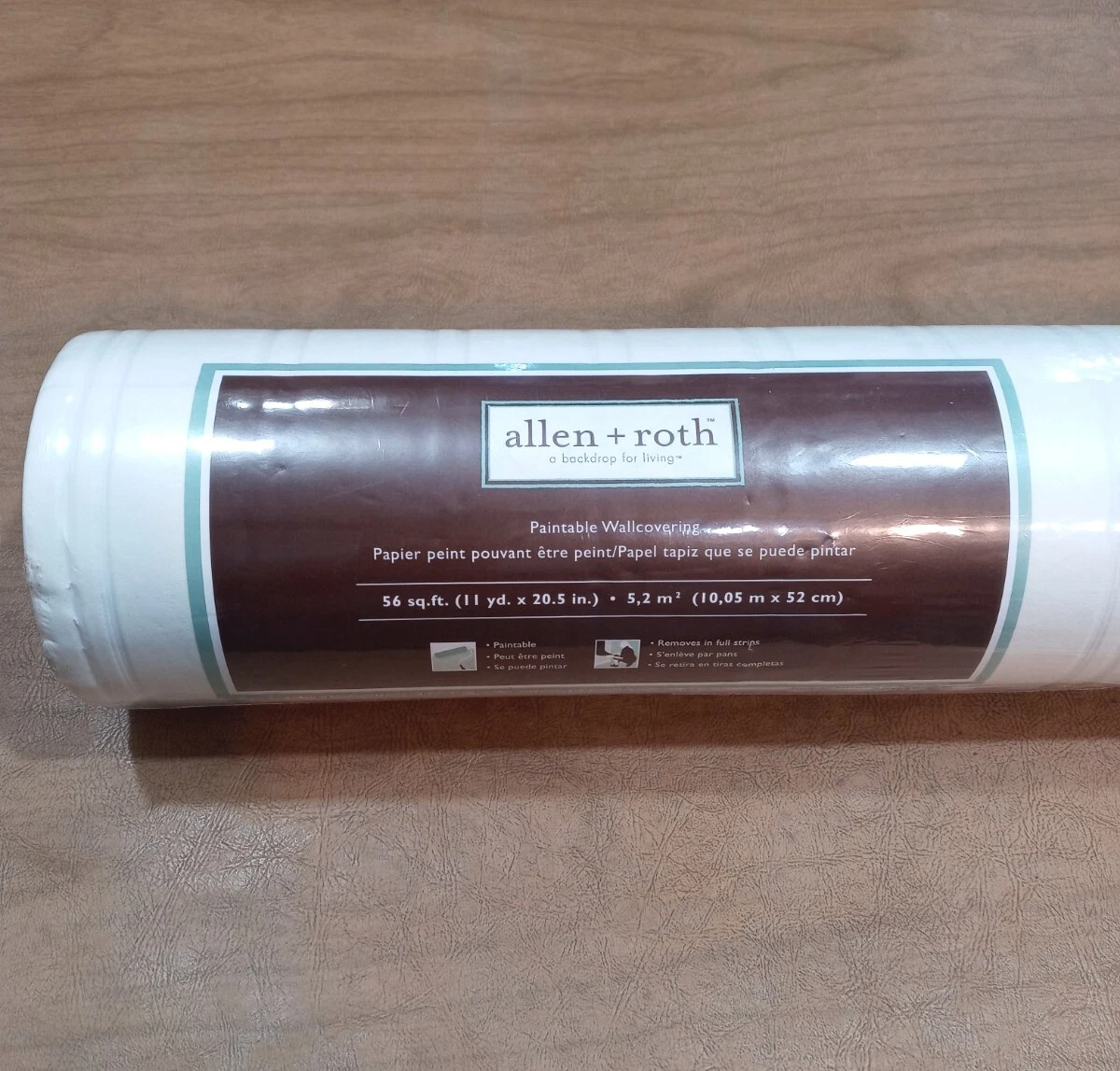 Allen Roth Wallpaper Books Neutrals Neutral Wallpaper | Peel & Stick