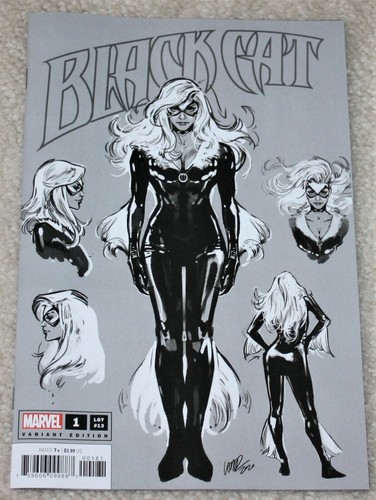 BLACK CAT (KIB) #1 LARRAZ 1:100 B&W DESIGN INCENTIVE RETAILER VARIANT ...