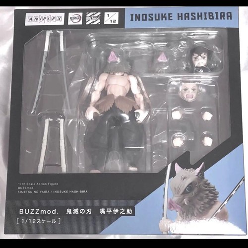 BUZZmod. Demon Slayer Inosuke Hashibira 1/12 PVC Figure Japan Aniplex ...