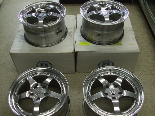 HRE 545 corvette C5 fitment 17/18 1997-2004 5X120 5X4.75 rims 3 piece ...