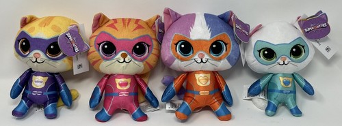 New Disney Super Kitties Plush Ginny Bitsy Sparks Buddy Lot of 4 Kitty ...