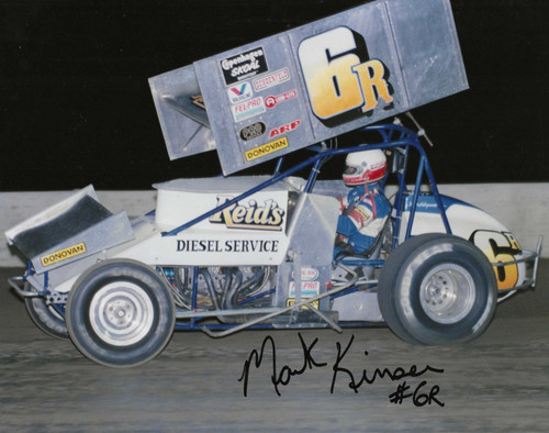 Autographed Mark Kinser USA Sprint Car Racing Photograph | eBay