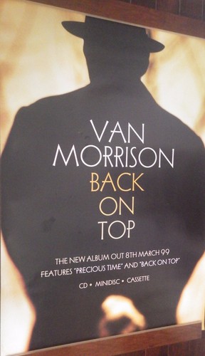 Van Morrison 1999 Back On Top Original Vintage Album Large Bus Shelter ...
