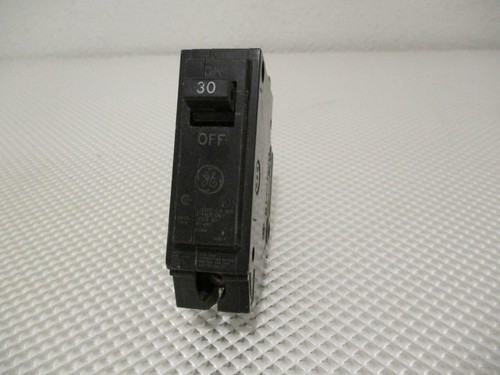 ONE USED LOT OF 3 GENERAL ELECTRIC 1 POLE 30A CIRCUIT BREAKERS THQB1130 ...