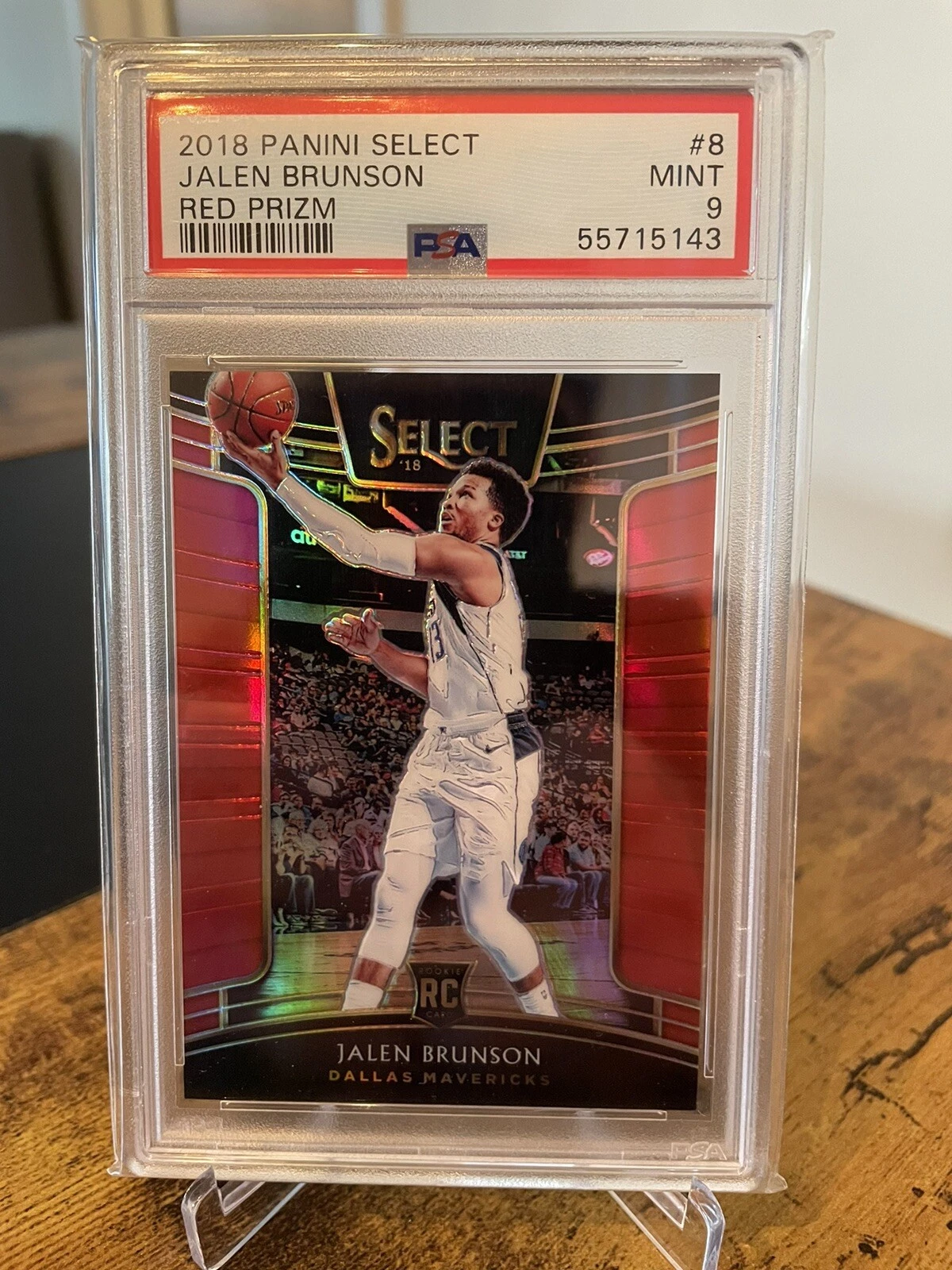 Jalen Brunson 2018 Select #8 Concourse Red /199 Price Guide - Sports ...