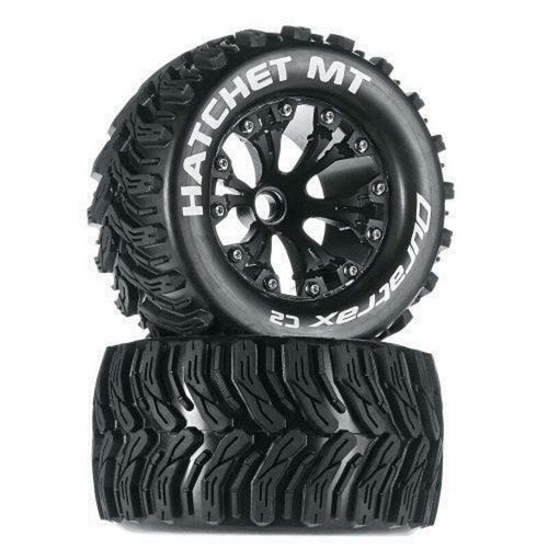 Duratrax Hatchet MT Tires/Front Wheels Black Traxxas Jato Stampede ...