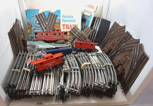 Vintage Lionel Lot - Tubular Track, Cars, Turnouts, Operating Track ...