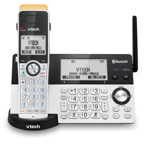 VTech IS8151 Super Long Range DECT 6.0 Cordless Phone for Home with ...