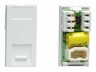 Varilight Z2G8ISOW DataGrid White Co-axial TV Socket (Isolated) (1 ...