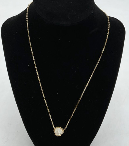 Kendra Scott Brynne Shell Gold Short Pendant Necklace NWT | eBay