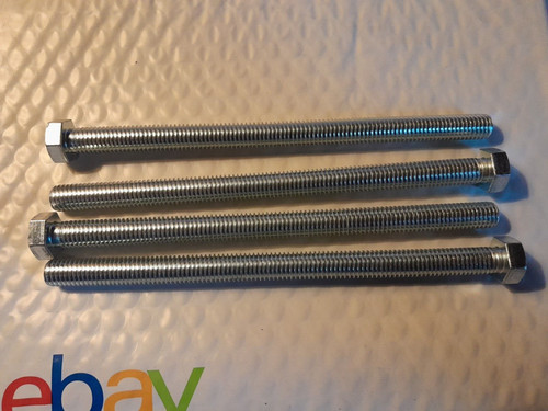 1/2-13 X 8" GRADE 5 TAP BOLT/ HEX CAP SCREW SAE J429 STEEL ZINC | eBay