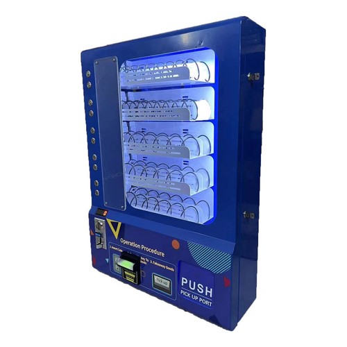 10 Slot Snack Vending Machine Commercial Mini Wall Food Snack Coin ...