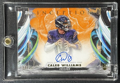 CALEB WILLIAMS 2024 TOPPS INCEPTION #RAV-CW ROOKIE AUTO VARIATION ...