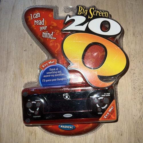 Vintage Radica Big Screen 20Q Questions 2005 Electronic Handheld Game ...