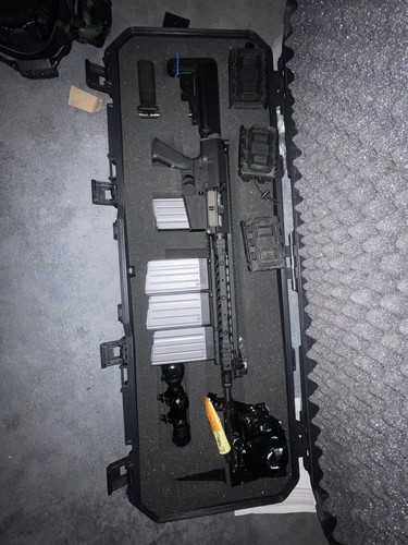 VFC SR25 ECC AIRSOFT M4 GBB RIFLE LICENSED BY KNIGHT'S Includes everything shown | eBay