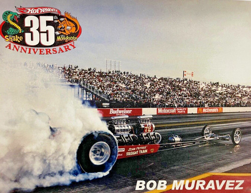 VRHTF NHRA VTG "HOT WHEELS 35TH ANNIVERSARY BOB MURAVEZ FREIGHT TRAIN ...
