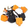 Permaplug UK 3 Pin Mains Plug. 13 Amp Heavy Duty Black/Orange/White ...