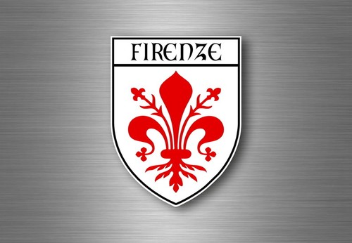 Sticker Car City Coat of Arms Flag Patch Florence Italy Firenze | eBay