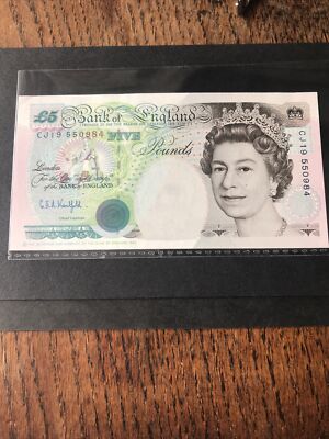 Bank Of England 5 Note for sale | eBay