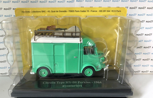 Car Citroen Type Hy - Di Perkins Raiders 1964 1/43 Hachette IN Blister ...