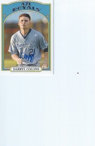 Darryl Collins 2021 Topps Heritage Minors Autograph | eBay