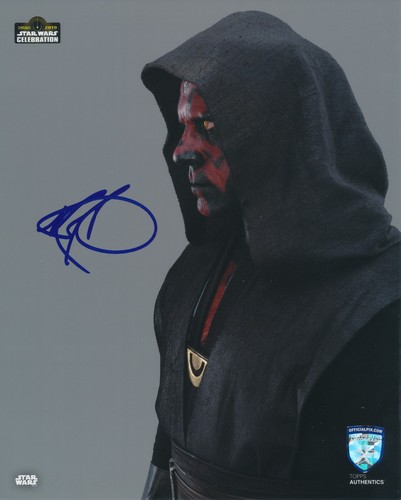 RAY PARK Signed STAR WARS Darth Maul 8x10 SOLO Autograph Official Pix ...
