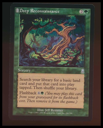Deep Reconnaissance #236 Odyssey Magic: The Gathering MTG Near Mint ...