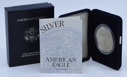 1995-P $1 American Proof Silver Eagle in Original Government Packaging | eBay